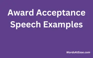 4 Award Acceptance Speech Examples - Words at Ease