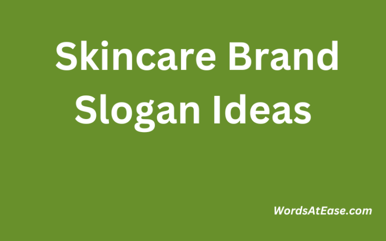 15 Slogan Ideas for Your Skincare Brand - Words at Ease