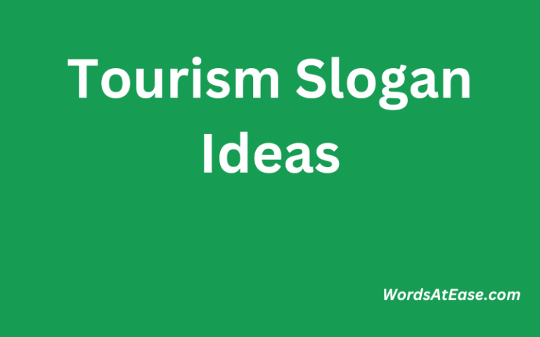 15 Tourism Slogan Ideas - Words at Ease